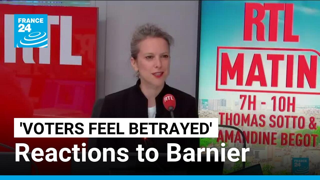 'Millions of voters feel betrayed': A look at the reaction to Barnier's appointment as French PM ...